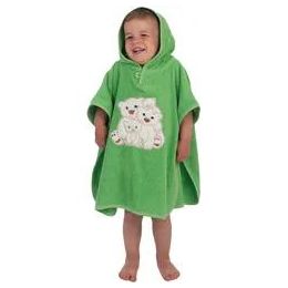WEWO-Fashion Badeponcho WEWO FASHION "8031", gr&uuml;n, L:60cm, Frottier, Hausm&auml;ntel, Kapuze