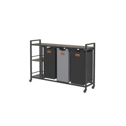 H&ouml;ffner W&auml;schebox schwarz Spanplatte,Metall,Stoff Ma&szlig;e (cm): B: 117 H: 80,5 &raquo; H&ouml;ffner