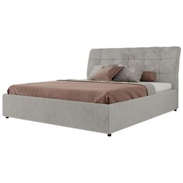 H&ouml;ffner Polsterbett mit Bettkasten Gala Classic grau Ma&szlig;e (cm): B: 208 H: 101 &raquo; H&ouml;ffner