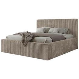 H&ouml;ffner Polsterbett mit Bettkasten Tiliano Classic &brvbar; braun &brvbar; Ma&szlig;e (cm): B: 156 H: 108 &raquo; H&ouml;ffner