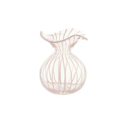 HOME STORY Vase rosa/pink Glas Ma&szlig;e (cm): H: 19,5 &Oslash;: 14.5 &raquo; H&ouml;ffner