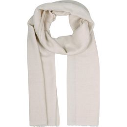 Modeschal Capelli New York, Damen, creme, Polyester, unifarben, Modet&uuml;cher