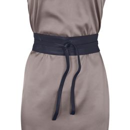 Tailleng&uuml;rtel Heine, Damen, Gr. 36/38, blau (marine), G&uuml;rtel