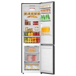 HISENSE K&uuml;hl-/Gefrierkombination "RB440N4A", Energieeffizienz: A (A-G), silber (schwarz), Rechtsanschlag, K&uuml;hlschr&auml;nke, Total No Frost, 0 Cooling Schublade, Flaschenablage, Super Freeze