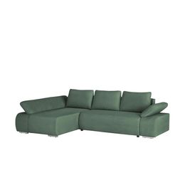 switch Ecksofa Soft gr&uuml;n Ma&szlig;e (cm): B: 282 H: 84 T: 182.0 &raquo; H&ouml;ffner