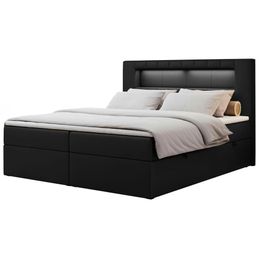 H&ouml;ffner Boxbett mit Bettkasten Gold 5 &brvbar; schwarz &brvbar; Ma&szlig;e (cm): B: 180 H: 103 &raquo; H&ouml;ffner