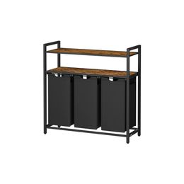 H&ouml;ffner W&auml;schebox schwarz MDF-Platte,Metall,Stoff Ma&szlig;e (cm): B: 92,5 H: 92 &raquo; H&ouml;ffner