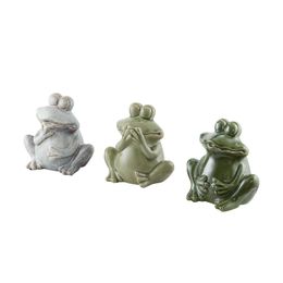H&ouml;ffner Deko Frosch &brvbar; gr&uuml;n &brvbar; Keramik &brvbar; Ma&szlig;e (cm): B: 17 H: 18 T: 12.5 &raquo; H&ouml;ffner