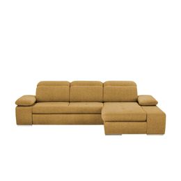 switch Ecksofa aus Mikrofaser Avilla &brvbar; gelb &brvbar; Ma&szlig;e (cm): B: 285 H: 86 T: 187.0 &raquo; H&ouml;ffner
