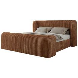H&ouml;ffner Polsterbett mit Lattenrost Emora Classic Duo &brvbar; orange &brvbar; Ma&szlig;e (cm): B: 223 H: 111 &raquo; H&ouml;ffner