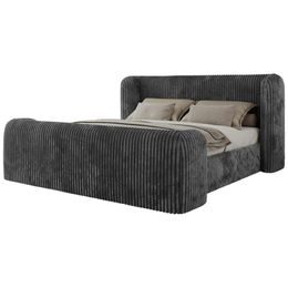 H&ouml;ffner Polsterbett mit Lattenrost Emora Classic Duo grau Ma&szlig;e (cm): B: 243 H: 111 &raquo; H&ouml;ffner