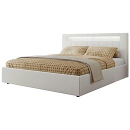H&ouml;ffner Polsterbett mit Bettkasten Gold 5 Classic &brvbar; wei&szlig; &brvbar; Ma&szlig;e (cm): B: 168 H: 103 &raquo; H&ouml;ffner