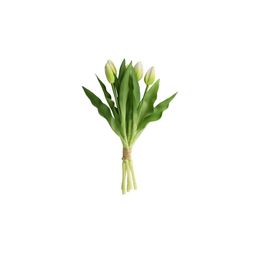 H&ouml;ffner Tulpenbund 5fach wei&szlig; Kunststoff,Metall Ma&szlig;e (cm): H: 32 &raquo; H&ouml;ffner