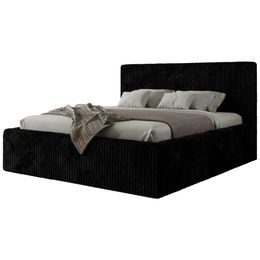 H&ouml;ffner Polsterbett mit Bettkasten Tiliano Classic schwarz Ma&szlig;e (cm): B: 156 H: 108 &raquo; H&ouml;ffner