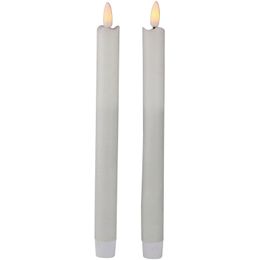 LED-Kerze AM Design "Stabkerze, H&ouml;he ca. 24,5 cm", wei&szlig;, H:24,5cm &Oslash;:1cm, Kunststoff, veredeltes Paraffin, Kerzen, LED-Kerze, LED Echtwachskerze, Weihnachtsdeko