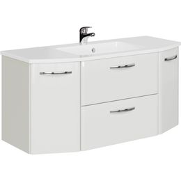 Waschtisch SAPHIR "Quickset 326, mit Keramikbecken, 112cm breit", wei&szlig;, neutral, B:112cm H:53,3cm T:49cm, Waschtische, Waschtisch