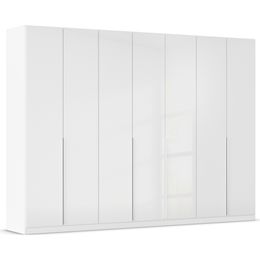 Dreht&uuml;renschrank OTTO HOME "Kleiderschrank Schrank Garderobe AGORDO Schlafzimmer", wei&szlig; (alpinwei&szlig;, hochglanz wei&szlig;), B:315cm H:229cm T:54cm, Holzwerkstoff, Schr&auml;nke, Dreht&uuml;renschrank, durchdachte Innenausstattung, in 8 Breiten und 2 H&ouml;hen MADE IN GERMANY, Topseller