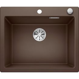 Granitsp&uuml;le Blanco "PLEON 6", braun (cafe), B:61,5cm, Verbundwerkstoff, K&uuml;chensp&uuml;len, aus SILGRANIT