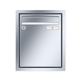 Renz Eckrahmen Unterputz Briefkastenanlage in V4A Edelstahl 8L auf Lager B-Ware