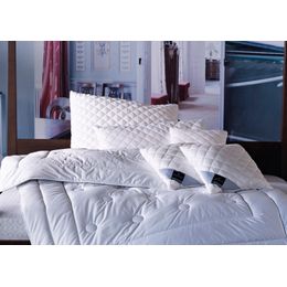 Microfaserkissen Billerbeck "Pamina, Kissen f&uuml;r Hausstauballergiker", wei&szlig;, B:80cm L:80cm, F&uuml;llung: 100% Polyester, Kopfkissen, Kuscheliges Microfaserkissen