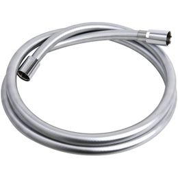 Brauseschlauch ADOB "Flex Premium", grau (chrom), L:1,25m, Kunststoff, Schl&auml;uche, Verschraubungen aus Messing verchromt