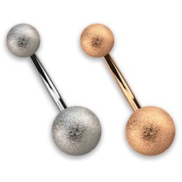 Adelia&acute;s Bauchnabelpiercing ADELIA&acute;S "Piercing - Bauchnabelpiercing 316L Stahl Rose Opal", ros&eacute;gold, Piercings, Damen, Rose mit Opal, 8 mm L&auml;nge, 1,6 mm St&auml;rke, 316L Stahl
