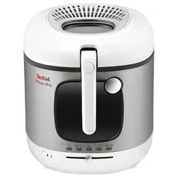 Tefal Fritteuse "Mega XXL", grau (grau, wei&szlig;), B:35,1cm H:40,6cm T:37,9cm, Fritteusen, herausnehmbarer Beh&auml;lter, Anti-Geruch-Filter, Sichtfenster, FR4800