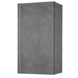 Wiho-K&uuml;chen H&auml;ngeschrank WIHO K&Uuml;CHEN "Chicago", grau (front und korpus: betonfarben), B:40cm H:90cm T:35cm, Schr&auml;nke, H&auml;ngeschrank, 40 cm breit, 90 cm hoch, f&uuml;r viel Stauraum