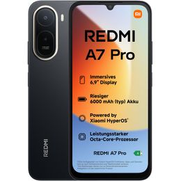 Xiaomi Smartphone "Redmi A7 Pro 4+64 GB", Energieeffizienz: A (A-G), schwarz, 64 GB, Mobiltelefone