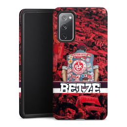DeinDesign Galaxy S20 FE 5G Handy Panzer Handyh&uuml;lle robuste Outdoor H&uuml;lle Schutzh&uuml;lle gl&auml;nzend 1. Fck Official Licensed Product 1. Fc Kaiserslautern Tough Case