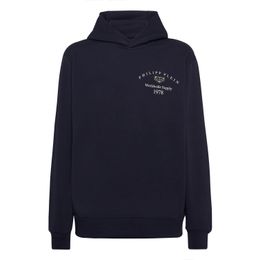 Sweatshirt Philipp Plein "Kapuzen-Sweatshirt", Herren, Gr. XXL, 14, dunkelblau, Obermaterial: 100% Baumwolle, Sweatshirts Sweatshirt