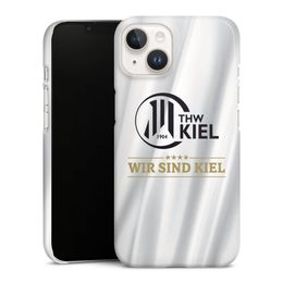 DeinDesign iPhone 14 Handy Premium Case Smartphone Handyh&uuml;lle Schutzh&uuml;lle gl&auml;nzend Official Licensed Product Thw Kiel Handball Premium Case