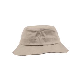Flex Cap Flexfit "Flexfit Unisex Flexfit Cotton Twill Bucket Hat", Gr. onesize, khaki, 98% Baumwolle, 2% Elasthan, unifarben, Caps