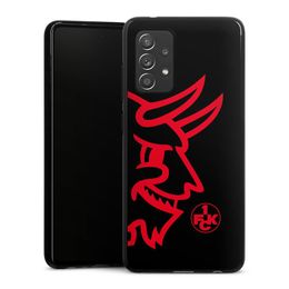 DeinDesign Galaxy A52s 5G Handy Silikon H&uuml;lle Case schwarz Handyh&uuml;lle 1. Fc Kaiserslautern Official Licensed Product Logo