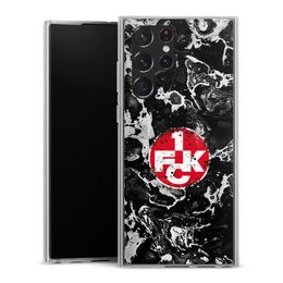 DeinDesign Galaxy S22 Ultra Handy Silikon H&uuml;lle Case transparent Handyh&uuml;lle Coat Of Arms 1. Fc Kaiserslautern Muster Silikon Case