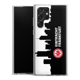 DeinDesign Galaxy S22 Ultra Handy Silikon H&uuml;lle Case transparent Handyh&uuml;lle Eintracht Frankfurt Sge Official Licensed Product Silikon Case