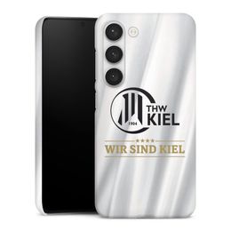 DeinDesign Galaxy S23 Handy Premium Case Smartphone Handyh&uuml;lle Schutzh&uuml;lle matt Official Licensed Product Thw Kiel Handball Premium Case