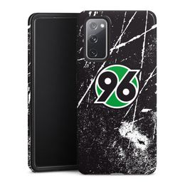 DeinDesign Galaxy S20 FE 5G Handy Panzer Handyh&uuml;lle robuste Outdoor H&uuml;lle Schutzh&uuml;lle gl&auml;nzend Coat Of Arms Hannover 96 H96 Tough Case