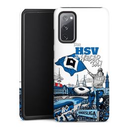 DeinDesign Galaxy S20 FE Handy Panzer Handyh&uuml;lle robuste Outdoor H&uuml;lle Schutzh&uuml;lle gl&auml;nzend Hamburger Sv Official Licensed Product Ascent Tough Case
