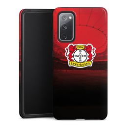 DeinDesign Galaxy S20 FE 5G Handy Panzer Handyh&uuml;lle robuste Outdoor H&uuml;lle Schutzh&uuml;lle gl&auml;nzend Official Licensed Product Stadium Bayer 04 Leverkusen Tough Case