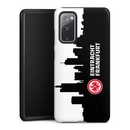 DeinDesign Galaxy S20 FE 5G Handy Panzer Handyh&uuml;lle robuste Outdoor H&uuml;lle Schutzh&uuml;lle gl&auml;nzend Eintracht Frankfurt Official Licensed Product Sge Tough Case