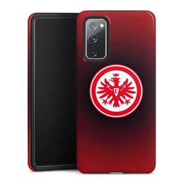DeinDesign Galaxy S20 FE 5G Handy Panzer Handyh&uuml;lle robuste Outdoor H&uuml;lle Schutzh&uuml;lle gl&auml;nzend Coat Of Arms Eintracht Frankfurt Official Licensed Product Tough 