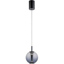 NEUHAUS PURE LED Pendelleuchte "PURE Infinity", mystic grau, 1, &Oslash; 18cm H: 60cm, 1 Stk., Leuchten, Comfort Lift, CCT, dimmbar &uuml;ber Fernbedienung, LED Pendelleuchte