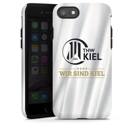 DeinDesign iPhone SE (2020) Handy Panzer Handyh&uuml;lle robuste Outdoor H&uuml;lle Schutzh&uuml;lle matt Handball Official Licensed Product Thw Kiel Tough Case