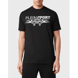 T-Shirt Plein Sport "Tiger", Jungen, Gr. XXL, schwarz-wei&szlig; (0201, schwarz, wei&szlig;), Obermaterial: 100% Baumwolle, Shirts T-Shirt