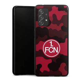 DeinDesign Galaxy A52s 5G Handy Silikon H&uuml;lle Case schwarz Handyh&uuml;lle 1. Fcn Logo 1. Fc N&uuml;rnberg