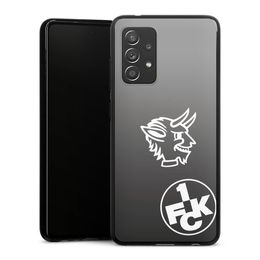 DeinDesign Galaxy A52s 5G Handy Silikon H&uuml;lle Case schwarz Handyh&uuml;lle 1. Fc Kaiserslautern 1. Fck Logo
