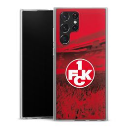 DeinDesign Galaxy S22 Ultra Handy Silikon H&uuml;lle Case transparent Handyh&uuml;lle 1. Fck 1. Fc Kaiserslautern Official Licensed Product Silikon Case