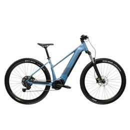 E-Bike KROSS "Damen Influx Hybrid 1.0 20Ah/720Wh 29 Zoll blau 9 G&auml;nge 2026" Gr. 46, blau, schwarz, Elektrofahrr&auml;der, Damen, 46cm, 29 Zoll (73,66cm)
