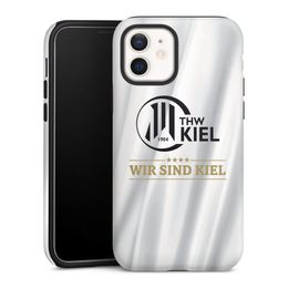 DeinDesign iPhone 12 mini Handy Panzer Handyh&uuml;lle robuste Outdoor H&uuml;lle Schutzh&uuml;lle matt Official Licensed Product Thw Kiel Handball Tough Case